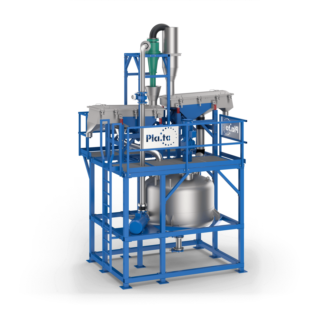 Separation – density separation - Pla.to Technology - Innovative Recycling